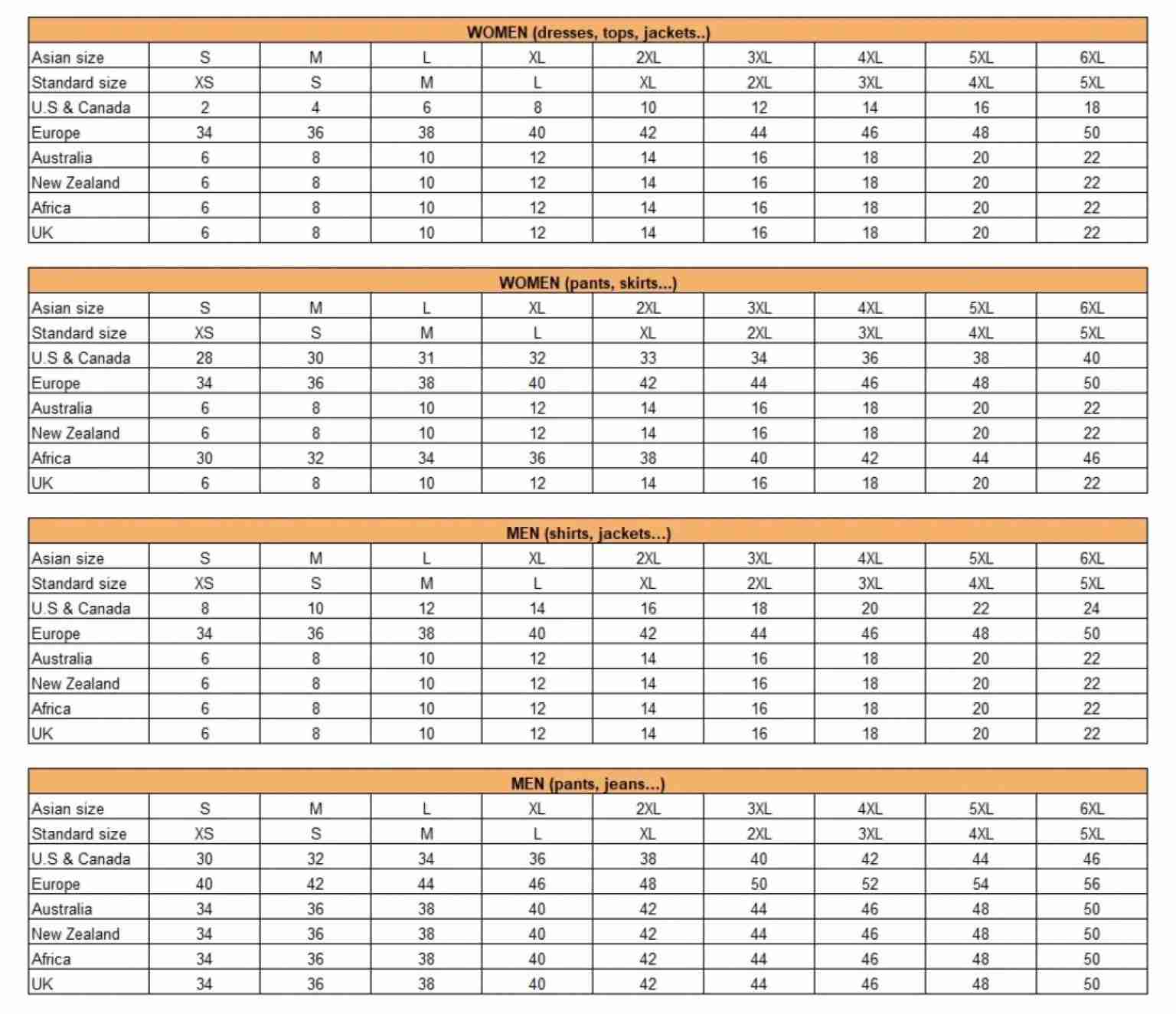 AliExpress Size Chart: The Ultimate Guide to Your Perfect Fit!