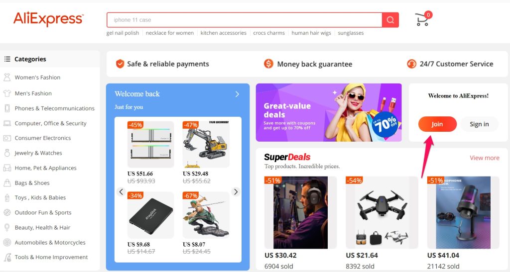 How To Create An AliExpress Account - AliPromoCodes